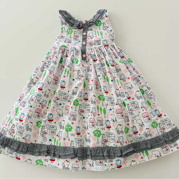 Laura Ashley | Dresses | Laura Ashley Girls 6 Floral Ruffle Party Dress ...
